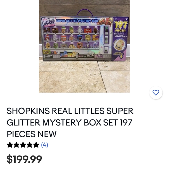 Shopkins | Toys | Shopkin Real Littles Super Glitter Mystery Box Set 97 ...
